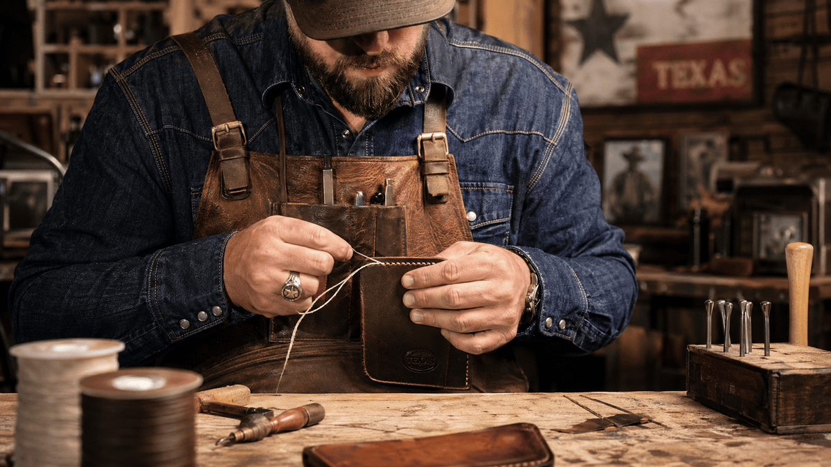 Men's Leather Bifold Wallets | Handmade in Texas | Bull Sheath – Bull ...